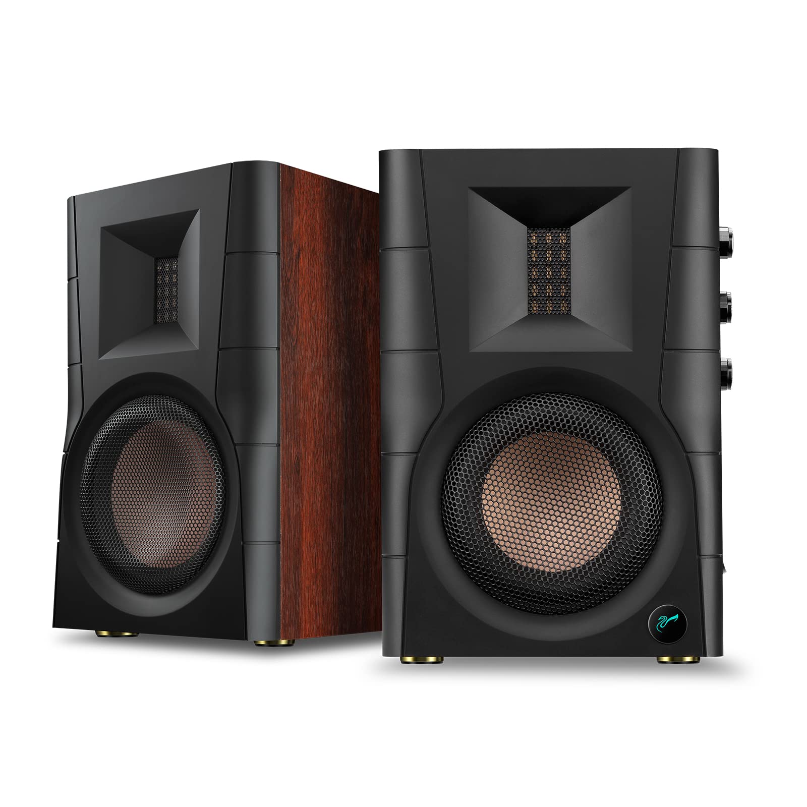 HiVi-Swans D100 Bluetooth Bookshelf Speakers - Powered Desktop Stereo ...