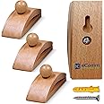 Amazon.com: NC eComm Solutions 4 Medium Wooden Art Hangers - Wooden Art ...