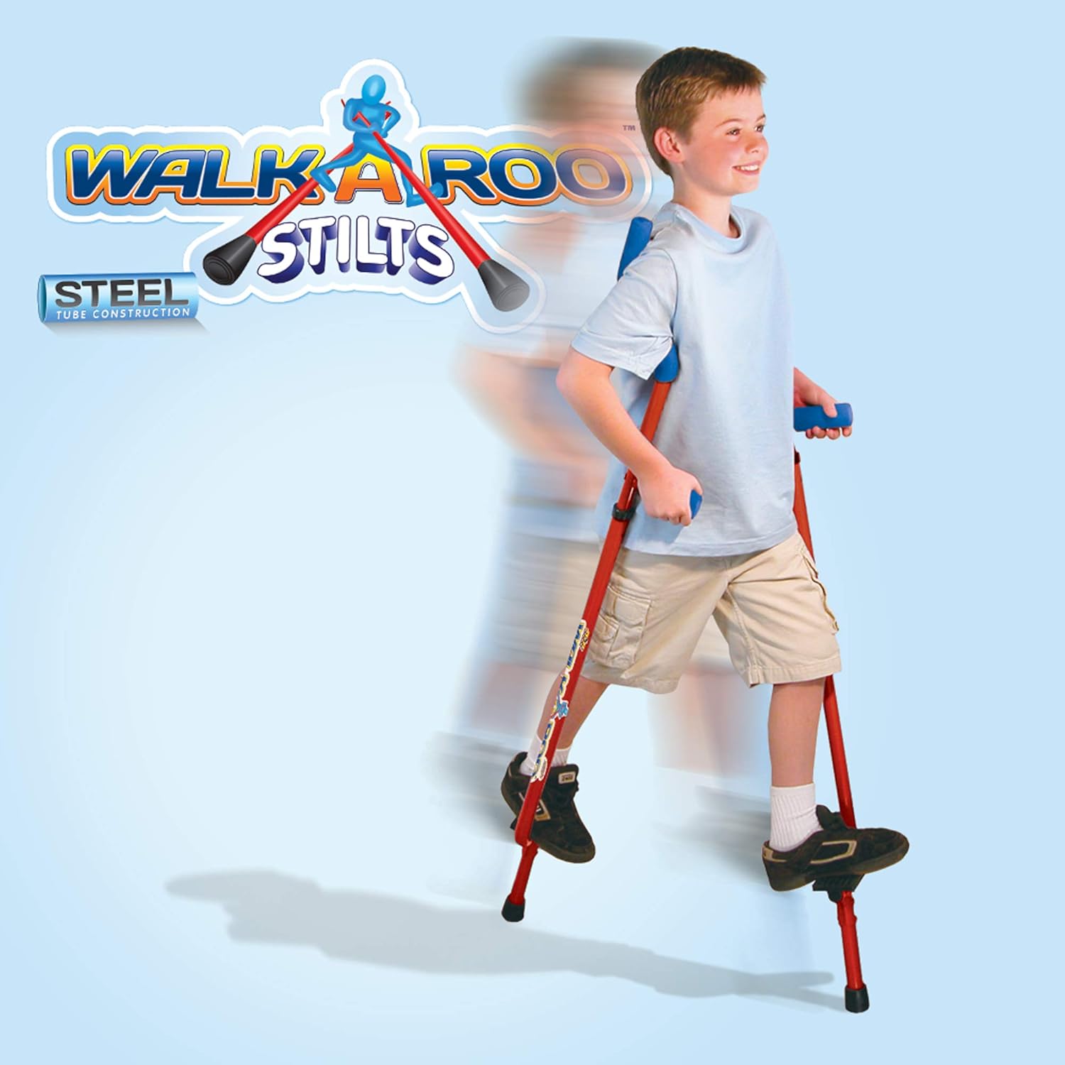 Geospace Original Walkaroo Steel Stilts by Air Kicks with Ergonomic ...
