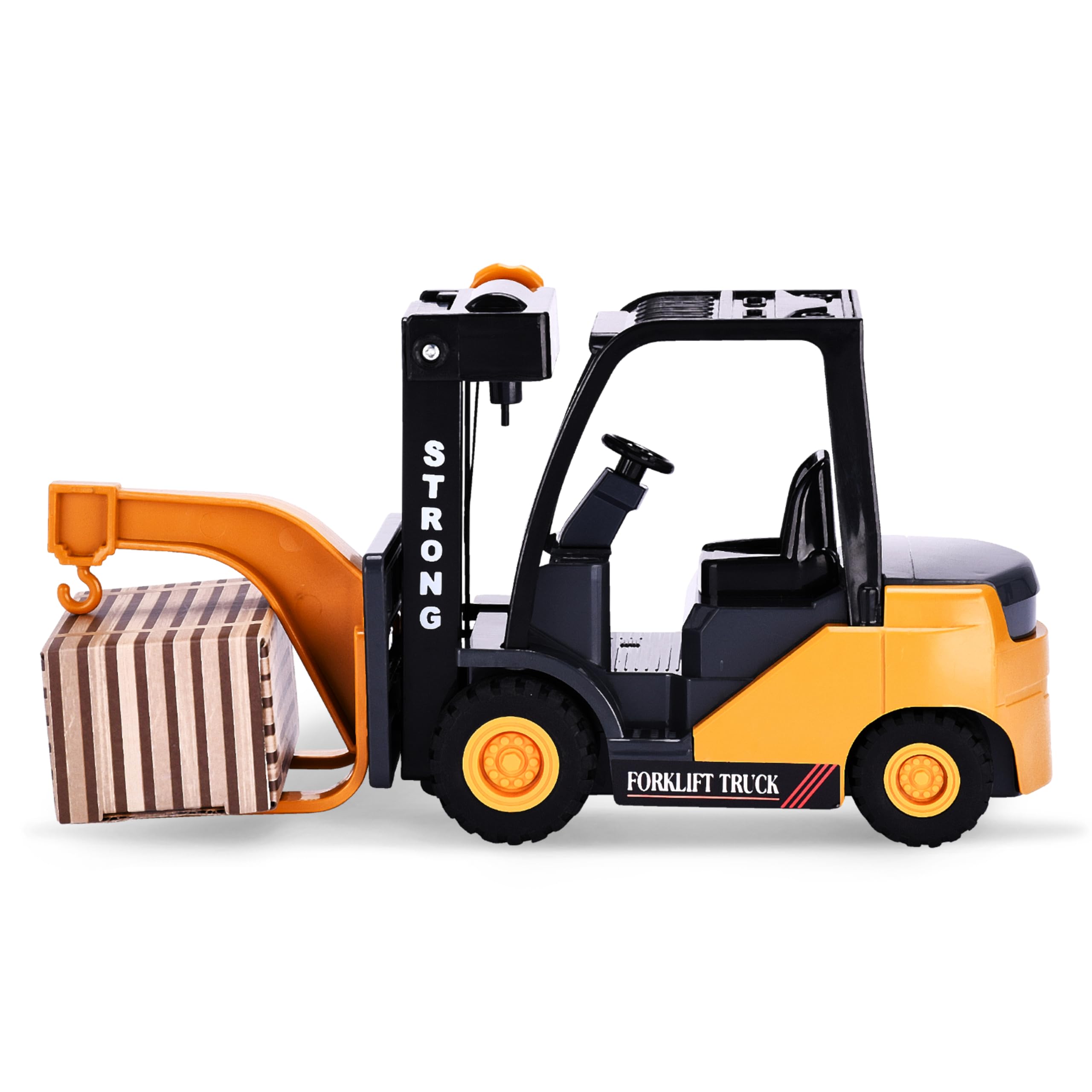 Top Race Forklift Toy - Realistic Mini Construction Truck for Kids ...
