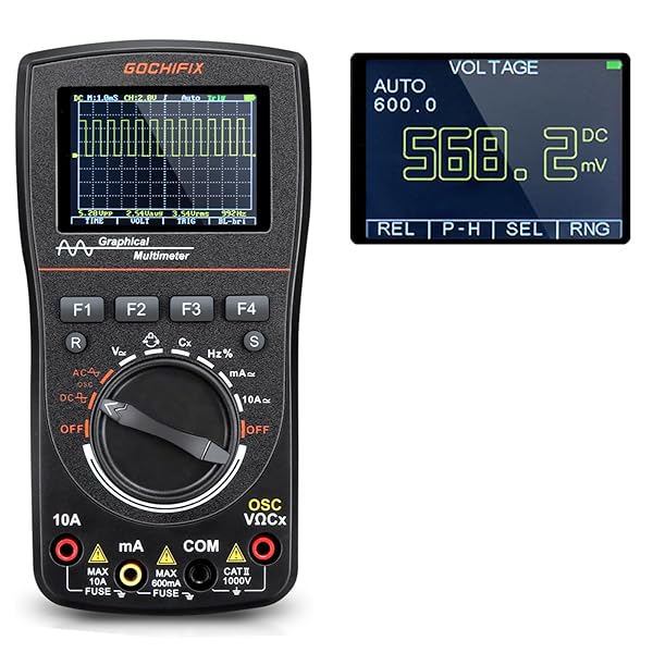 Handheld Oscilloscope Multimeter Combo Portable Oscilloscope Digital ...