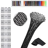 Alex Tech 10ft - 1/2 inch Cord Protector Wire Loom Tubing Cable Sleeve ...