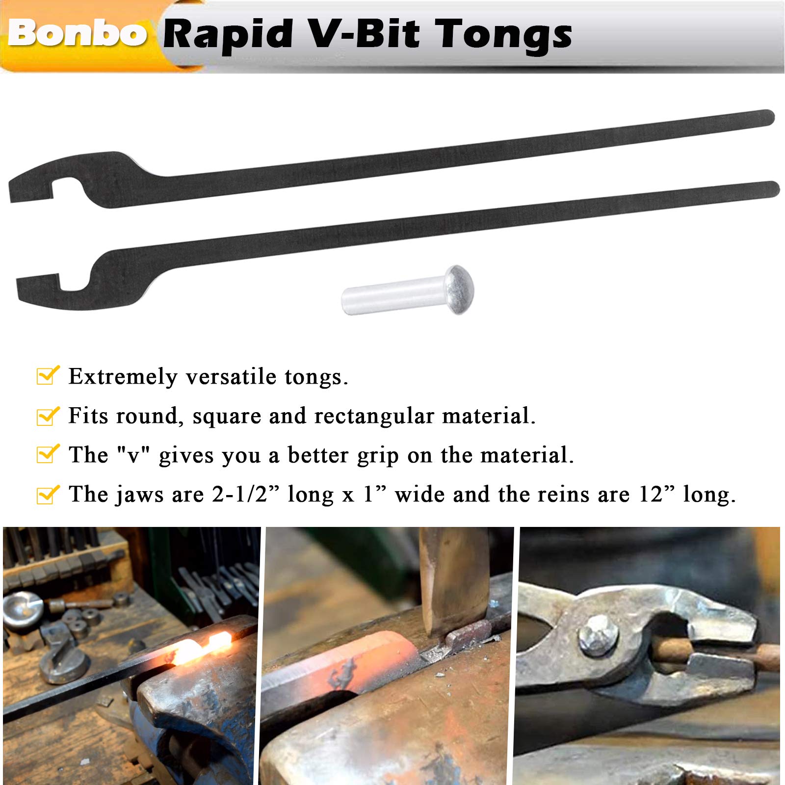 DIY Rapid Tongs Bundle Set - 5 Types Of Tong Bundles Set With Rivet For ...