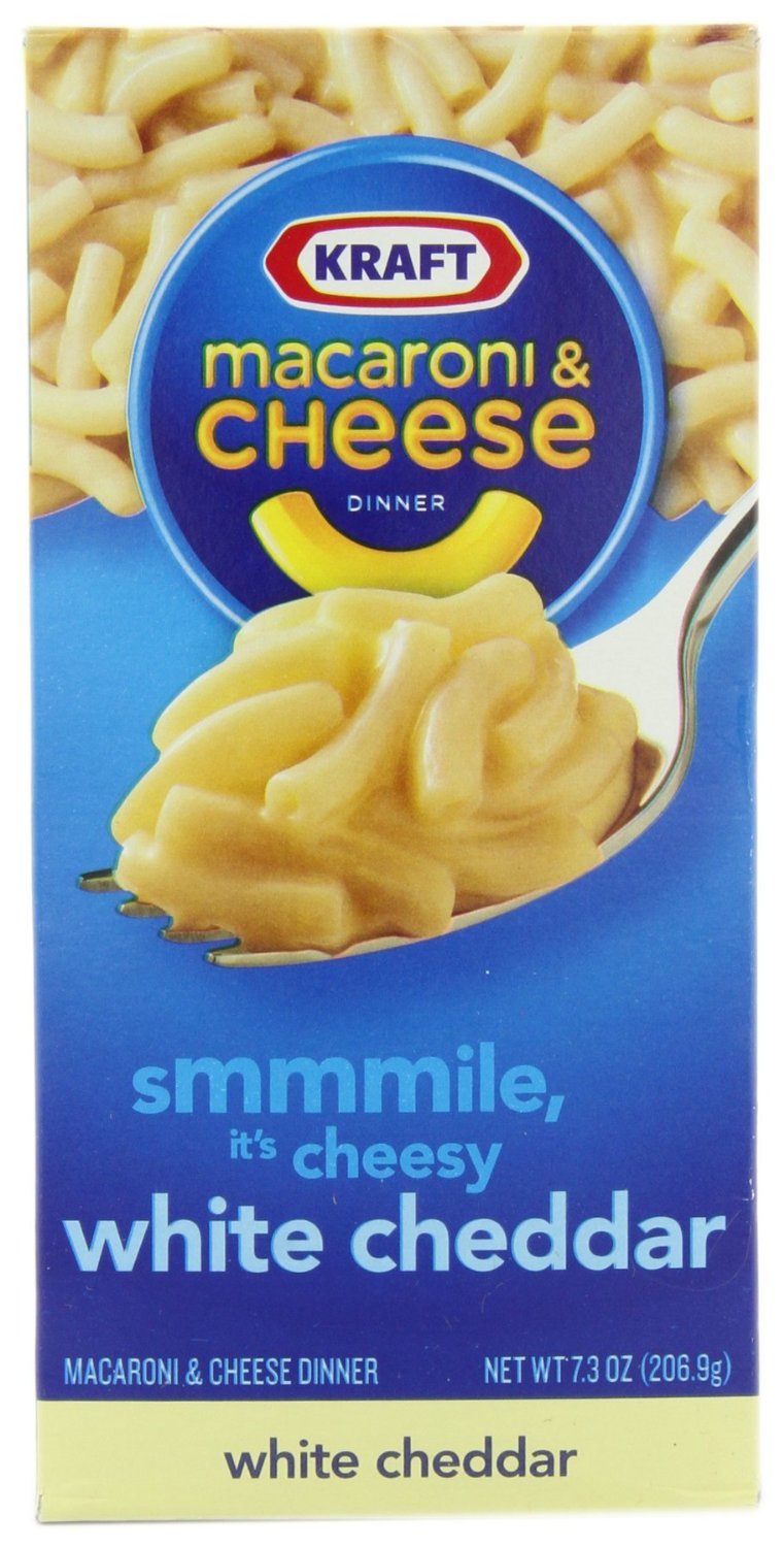 Kraft Macaroni and Cheese Dinner White Cheddar 7.3oz Box for sale ...