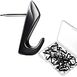 Amazon.com: Pin Hooks Push Pin Hangers, 20 lbs Push Pin Hanger, Picture ...