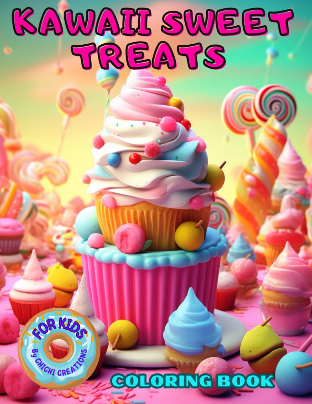 Mua KAWAII SWEET TREATS COLORING BOOK: CUTE CANDY COLORING BOOK ...