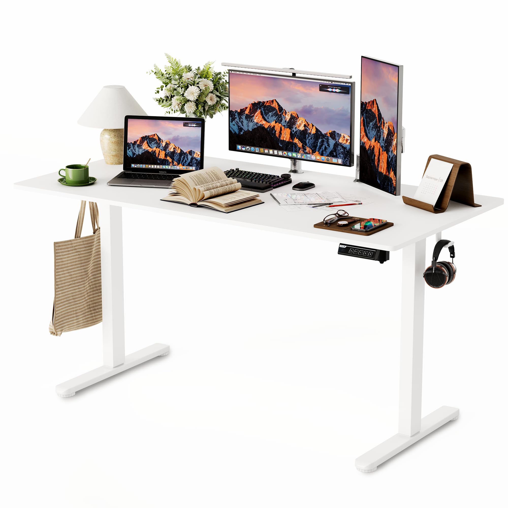 Monomi Electric Standing Desk, 48 x 24 inches Height Adjustable Desk ...
