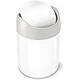 Amazon.com: simplehuman Mini Countertop Trash Can, 1.5 Liter / 0.4 ...