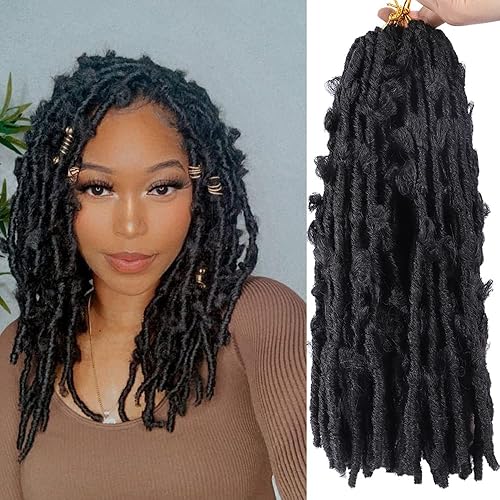 12 Inch Butterfly Locs Crochet Hair 6 Pack Pre-Looped Distressed Locs ...