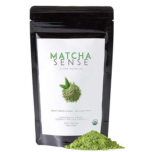 Matcha Sense - Organic Matcha Green Tea Powder Ceremonial Grade ...