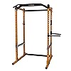 PowerTec Workbench Power Rack and Squat Rack, Yellow, 1000 lbs Max Load ...