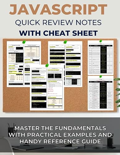 JavaScript Essentials: Quick Review Notes and Cheat Sheet: Master the ...