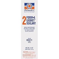 Amazon.com: Permatex 80011-12PK Form-A-Gasket #2 Sealant, 11 oz. (Pack ...
