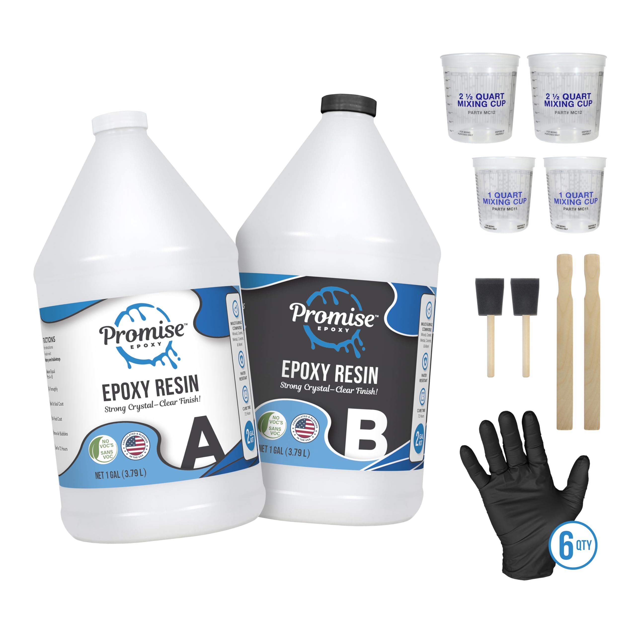 Mua Epoxy Resin Promise Epoxy- Clear Coat Table Top | 2-Part 2 Gal (1 ...