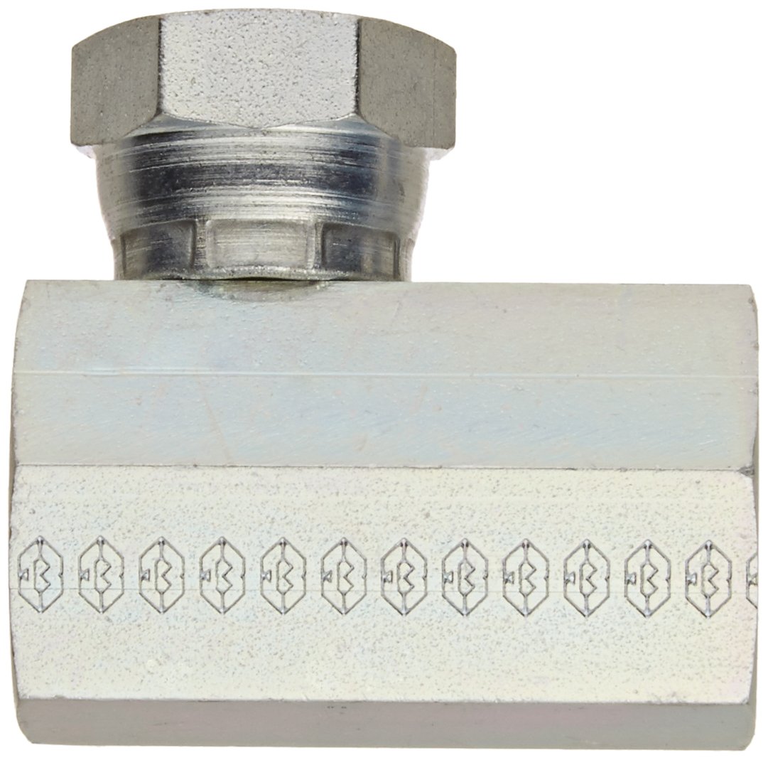 90 Degree Elbow 1 NPSM Female x 1 NPT Female Swivel Eaton Weatherhead ...