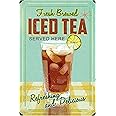 Amazon.com: Iced Tea Kitchen Home Decor Retro Vintage Metal Tin Sign 12 ...