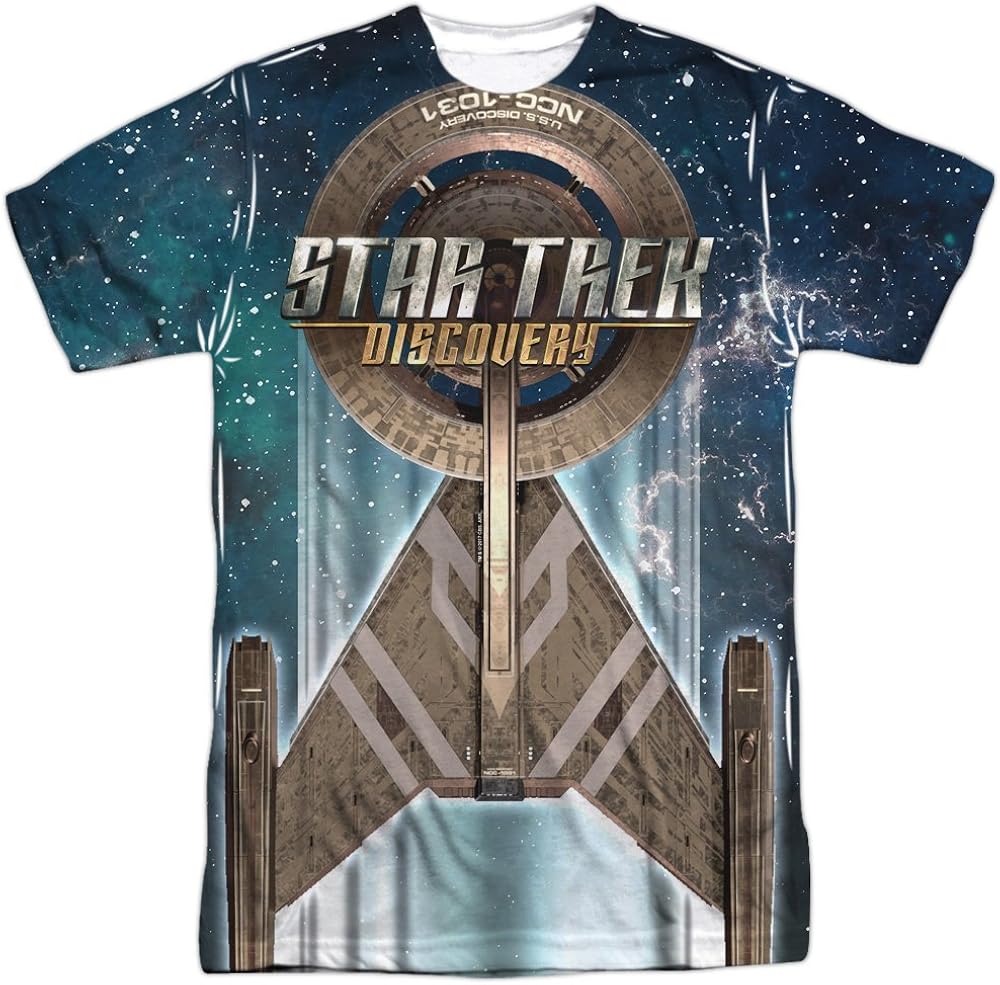 Amazon.com: U.S.S. Discovery -- Star Trek: Discovery Front Print Sports ...