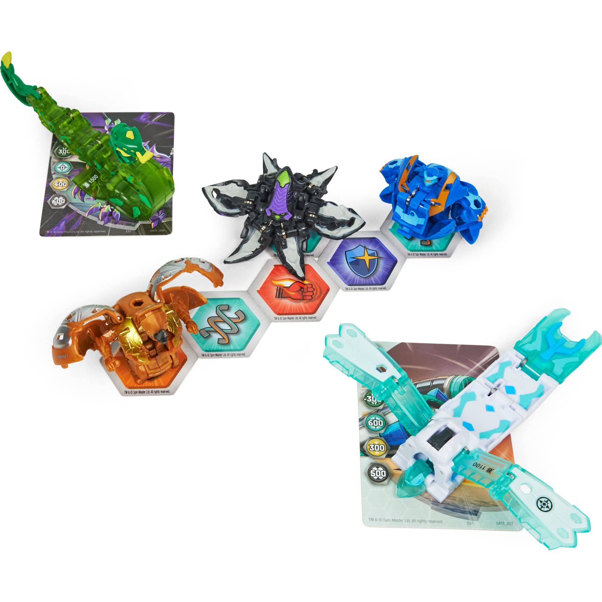 Mua Bakugan Geogan Rising Brawler 5-Pack, Exclusive Montrapod and ...