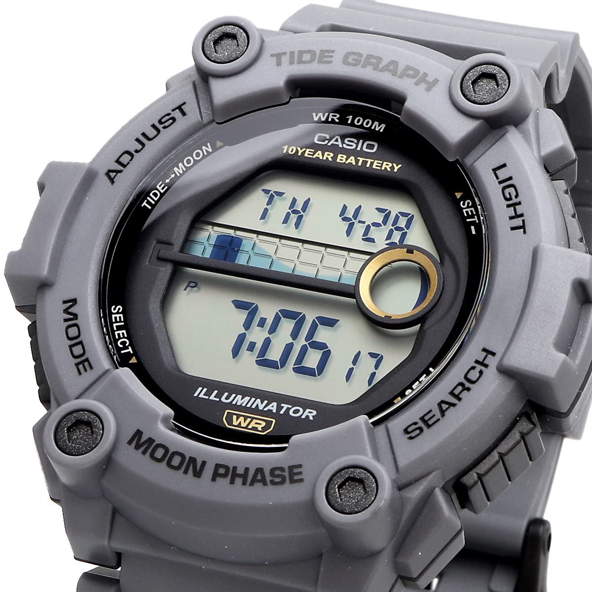 Mua Casio Digital Men's Wristwatch, Tide Graph & Moon Data Display ...