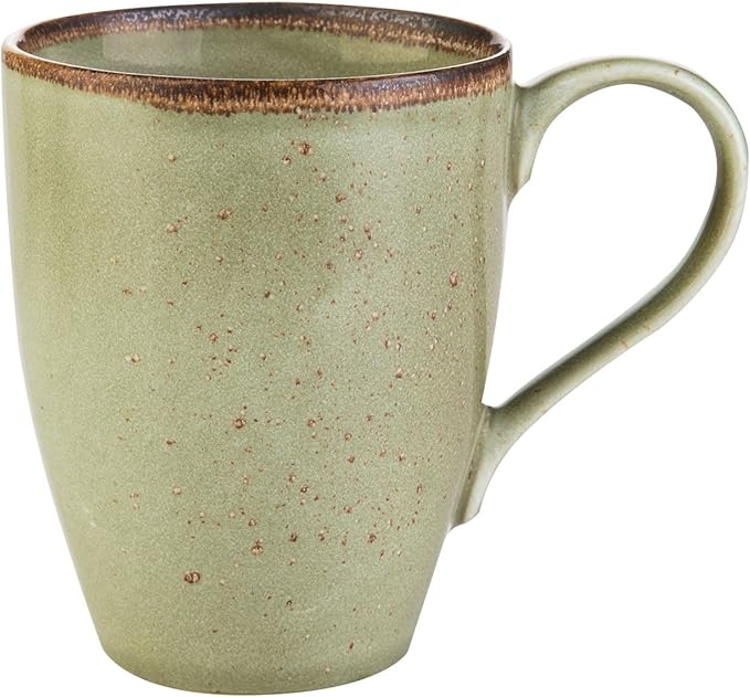 Kaffeetasse Kaffeebecher Teetasse | Steinzeug | Grün | 300 ml: Amazon ...
