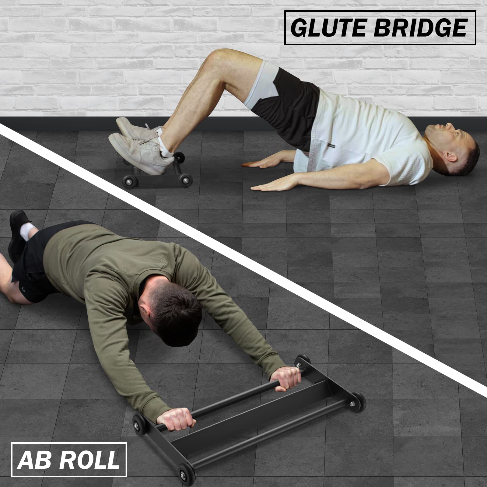 Mua GMWD Glute Ham Glider, Commercial Glute Hamstring Roller with Smooth Wheels, Multi-Function ...