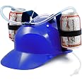 Amazon.com: Novelty Place Drinking Helmet - Adjustable Can Holder Cap ...