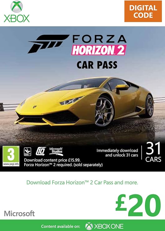 Xbox Live £20 Gift Card: Forza Horizon 2 [Xbox Live Online Code ...