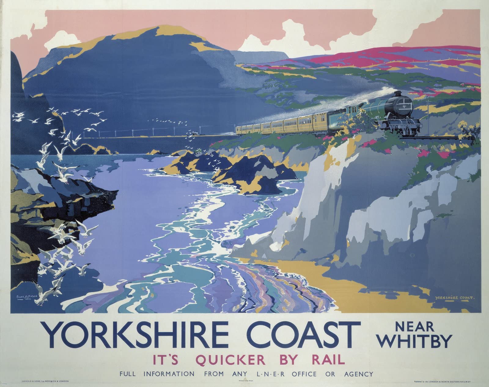 Mua Transport poster Yorkshire Coast British Railways J10486 A1 Poster ...