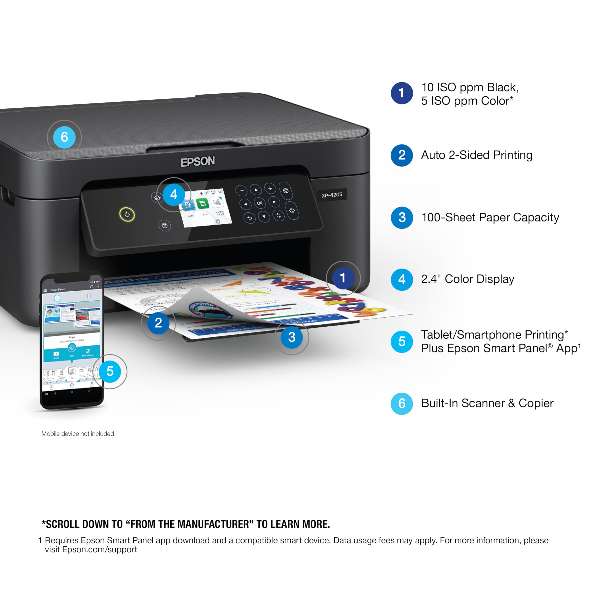 Mua Epson Expression Home XP-4205 All-in-One Colour Printer, Wireless ...