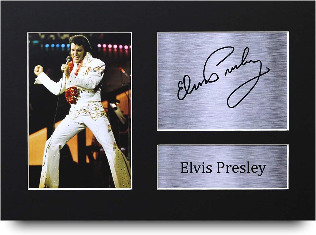 HWC Trading Elvis Presley Signed A4 Printed Autograph Music Print Photo ...