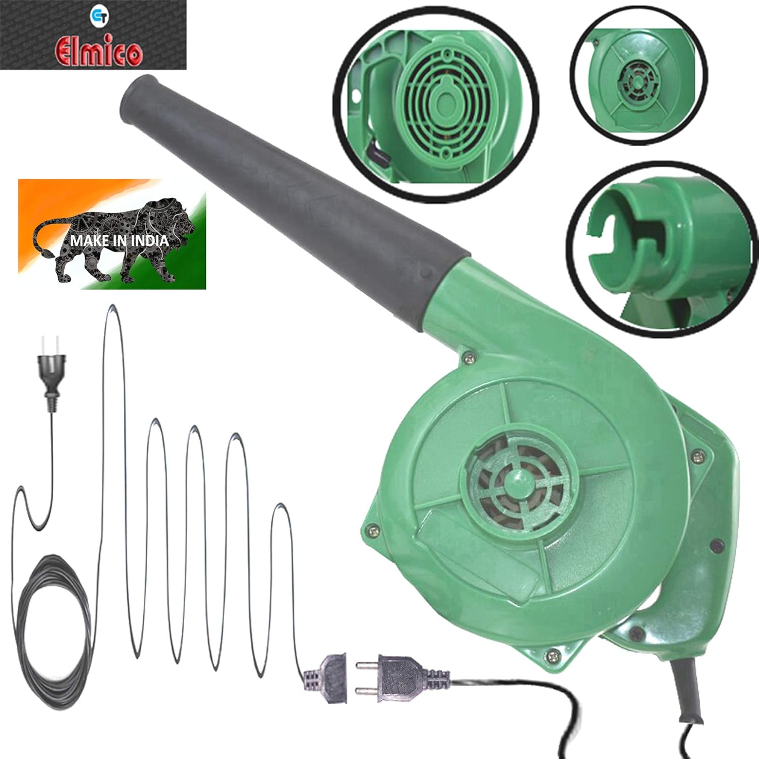 ELMICO Air Blower Machine Heavy Duty 100% Copper continuously 20 min ...