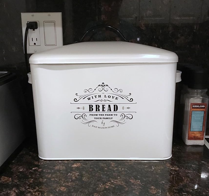 Provence Large Farmhouse Bread Box - Baie Maison