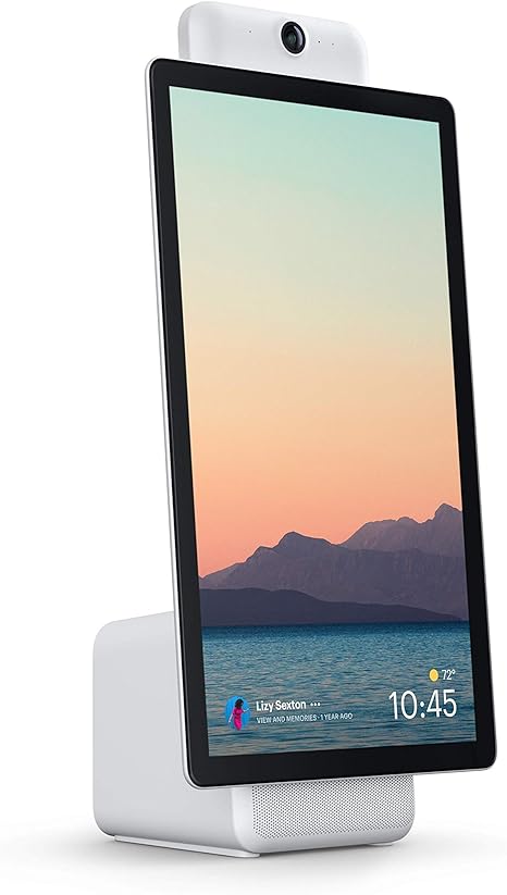 Portal Plus White from Facebook. Smart, Hands-Free Video Calling with ...