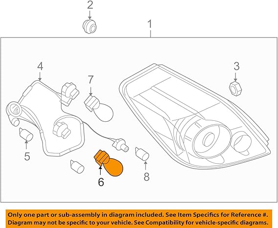 Amazon.com: Genuine Nissan (26717-9B90A) Bulb: Automotive
