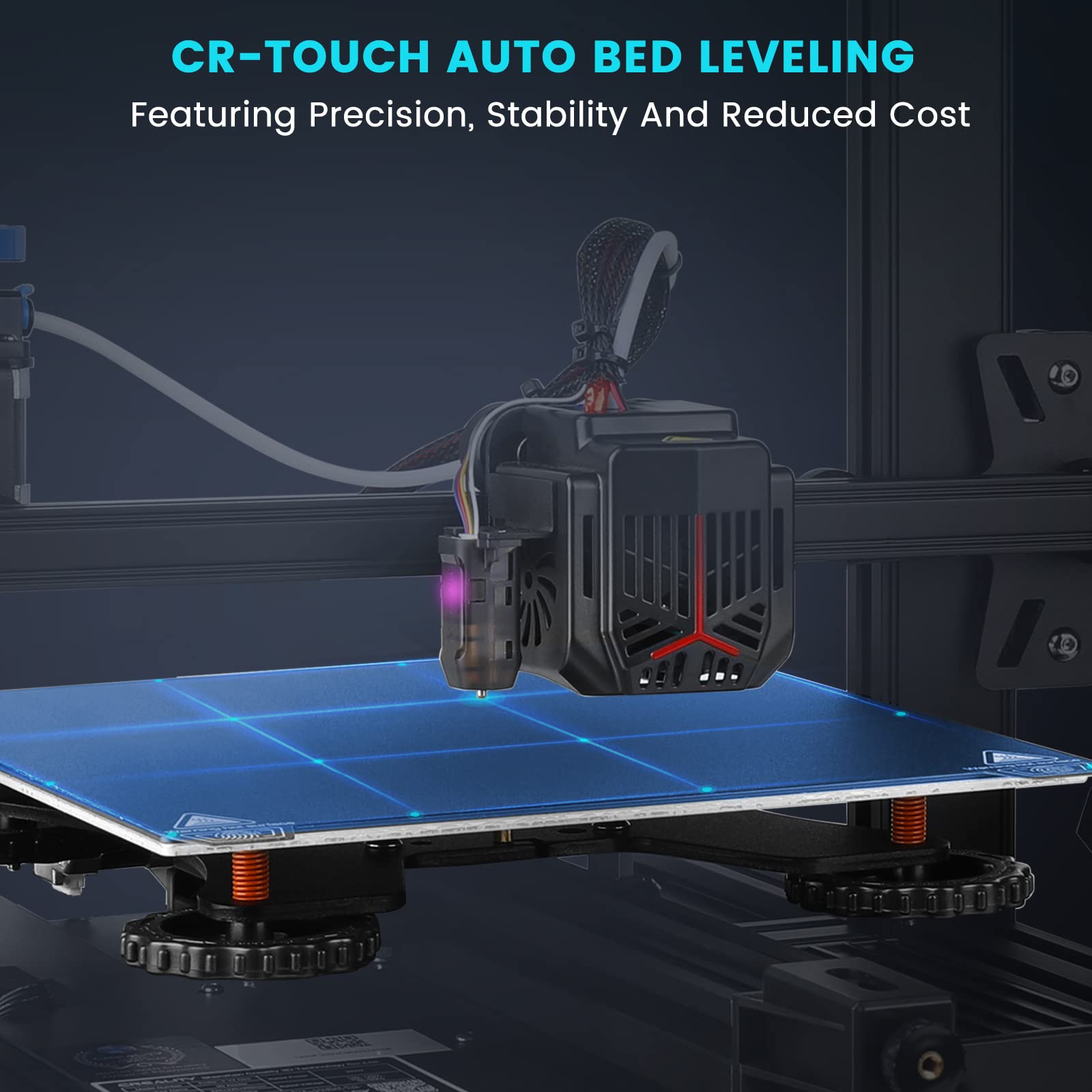 Official Creality Ender 3 V2 Neo 3D Printer CR Touch Auto Leveling Resume Printing Full-Metal ...