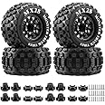 Amazon.com: GLOBACT MX28 F/R 2.8" RC Tires with 12mm/14mm Hex Adapter ...