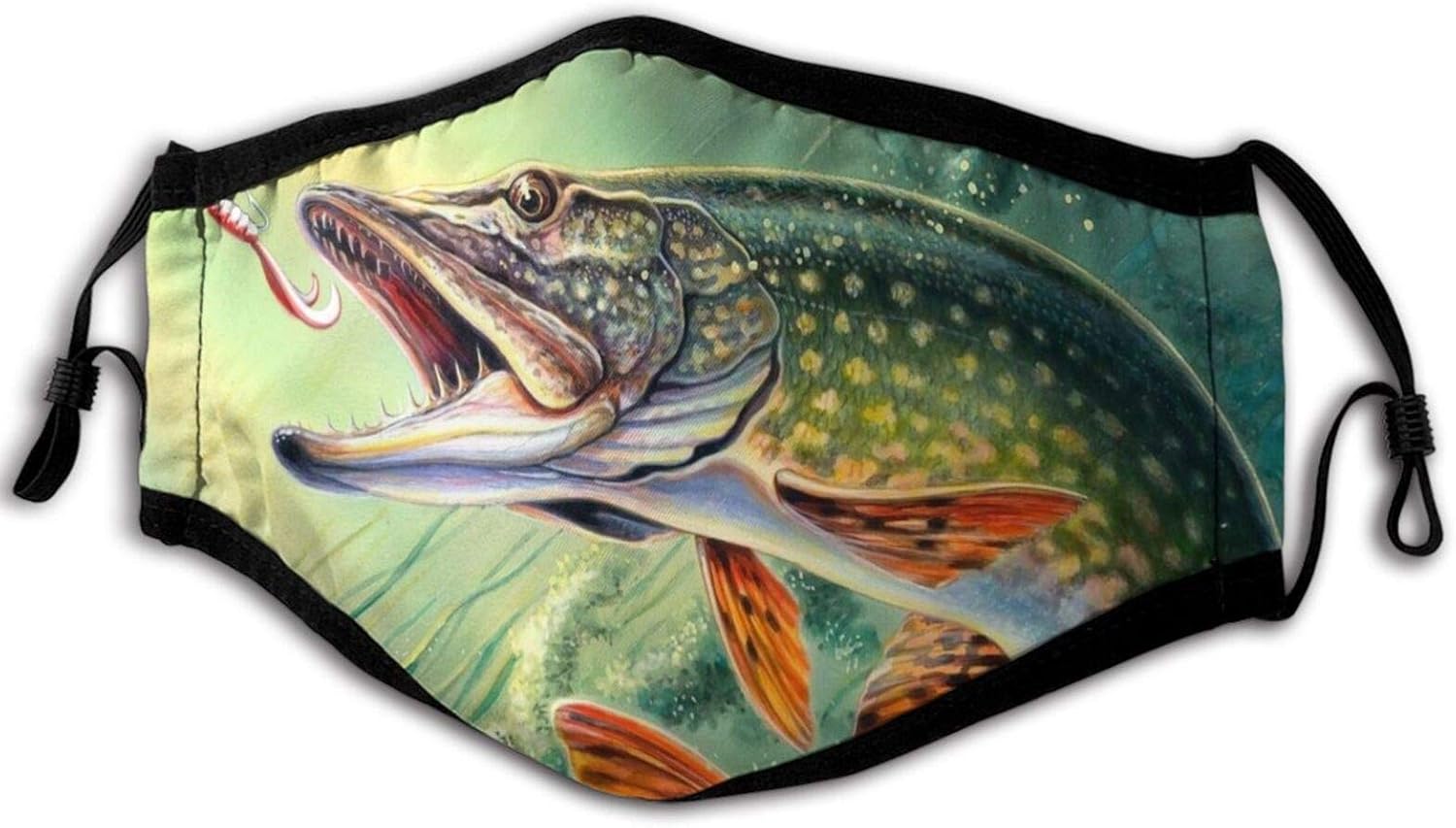 Amazon.com: Bait fish Face Mask For Men Neck Gaiter Women Funny Design ...