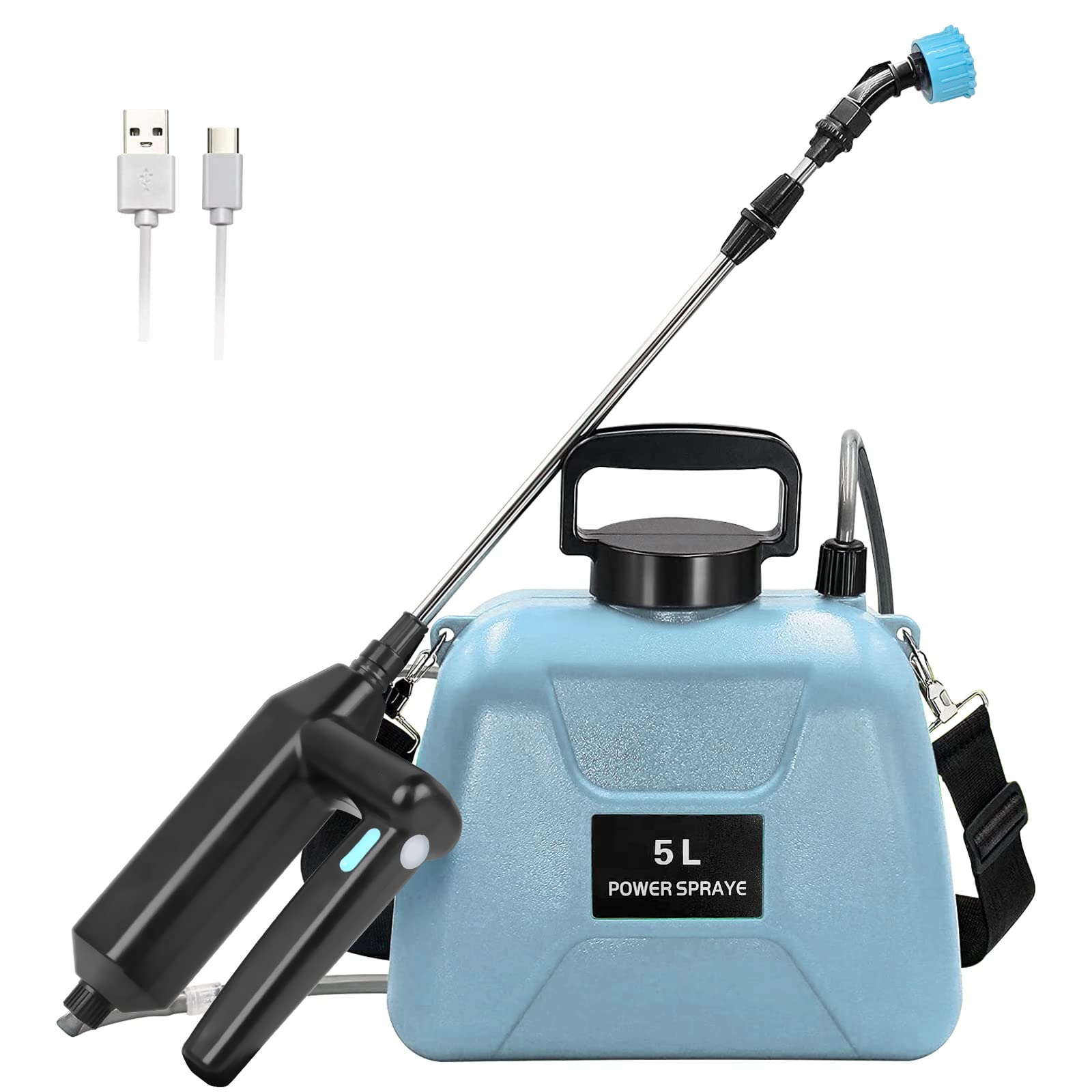 Mua Electric Plant Sprayer, 1.35 Gallon/5L Battery Powered Sprayer with ...