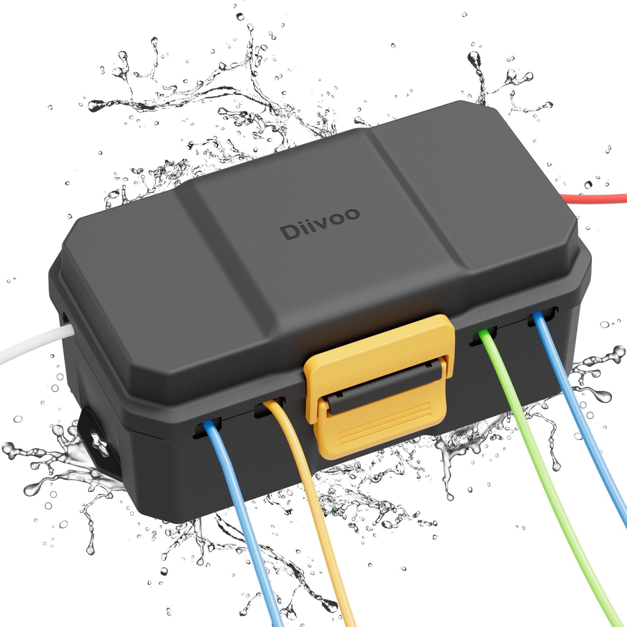 Diivoo Outdoor Electrical Box Waterproof, Weatherproof Extension Cord ...