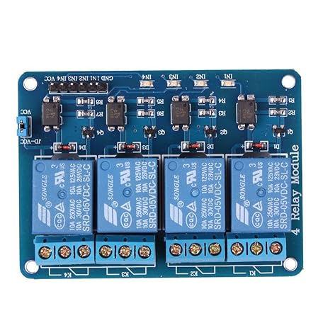 Mua 4 Channel Relay Module with Optocoupler 5V Low Level Trigger Relay Expansion Board for ...