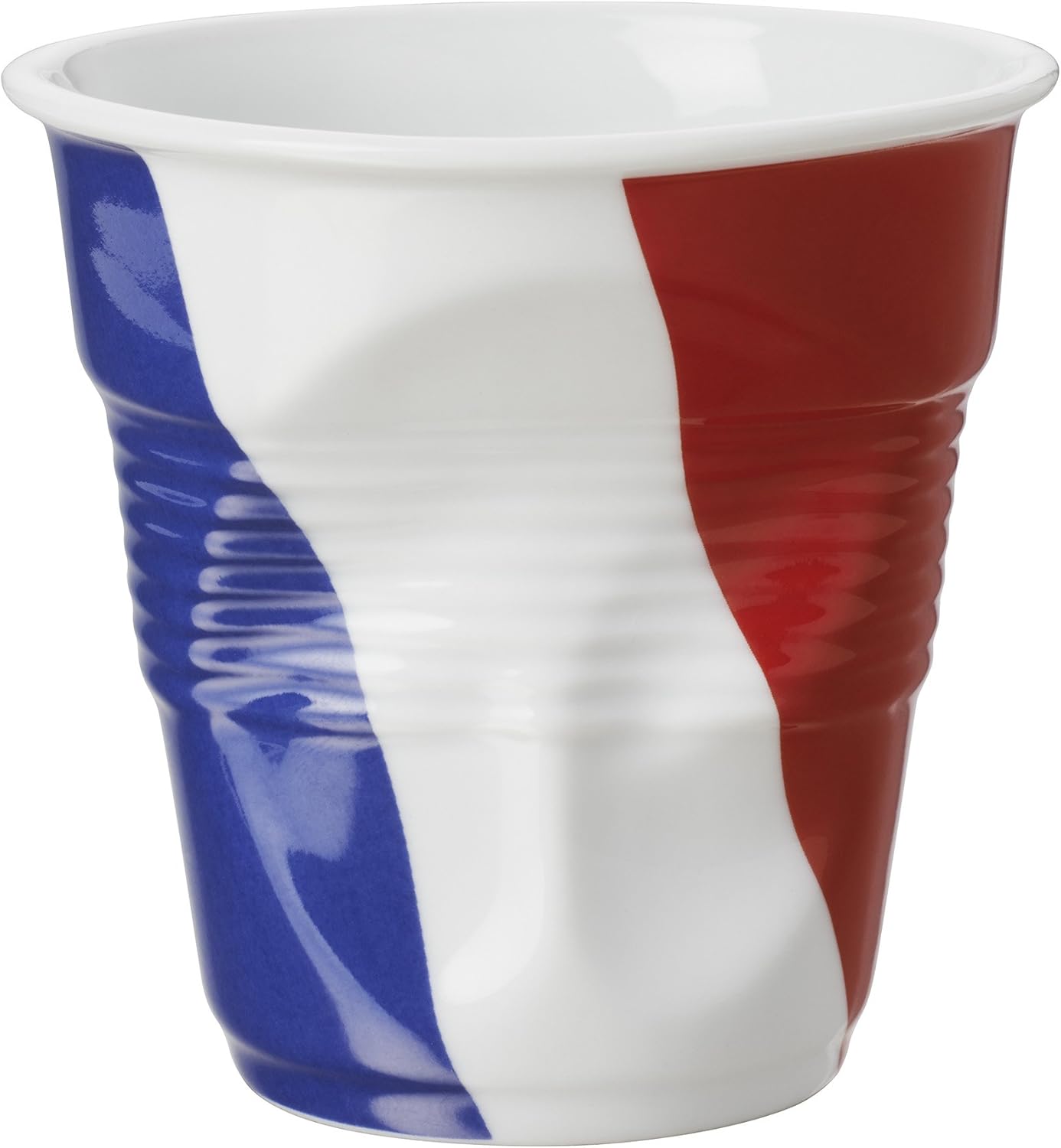 Amazon.com: Revol-Porcelain Cup-Crumpled Cappuccino 647346 Flags France ...