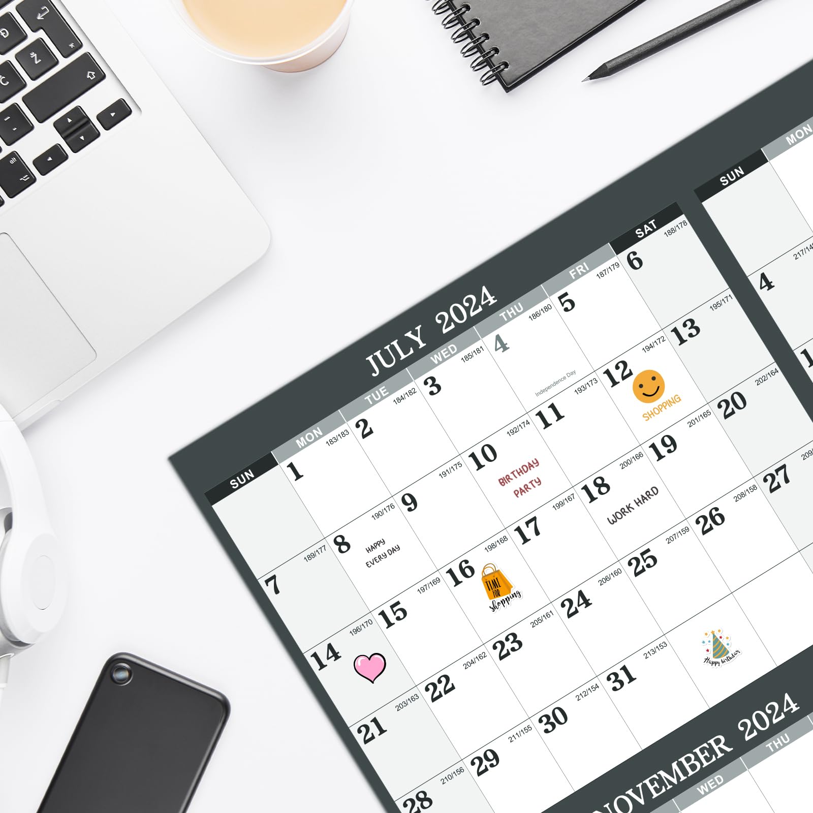 Mua 2024-2025 Dry Erase Calendar - 2024-2025 Yearly Wall Calendar, JUL ...