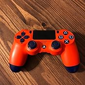 Amazon.com: Sony PS4 Dualshock Wireless Controller - Sunset Orange ...