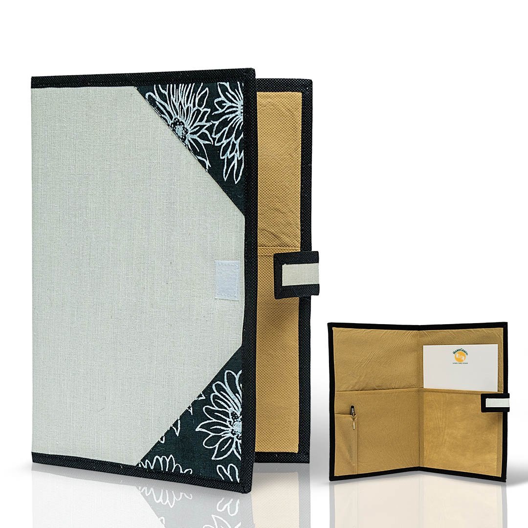 HandCraft Jute File Folder for Certificates, Document Holder, Jute ...