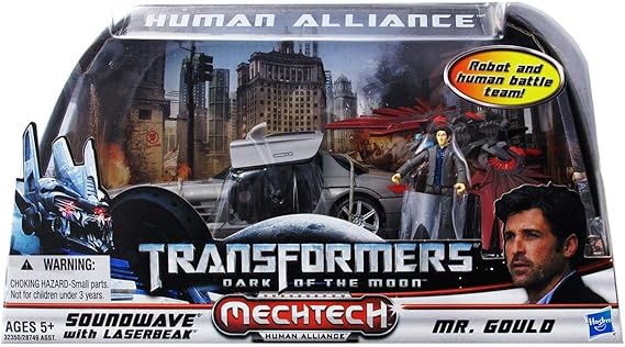Transformers Dark Of The Moon Human Alliance Soundwave With Laserbeak ...