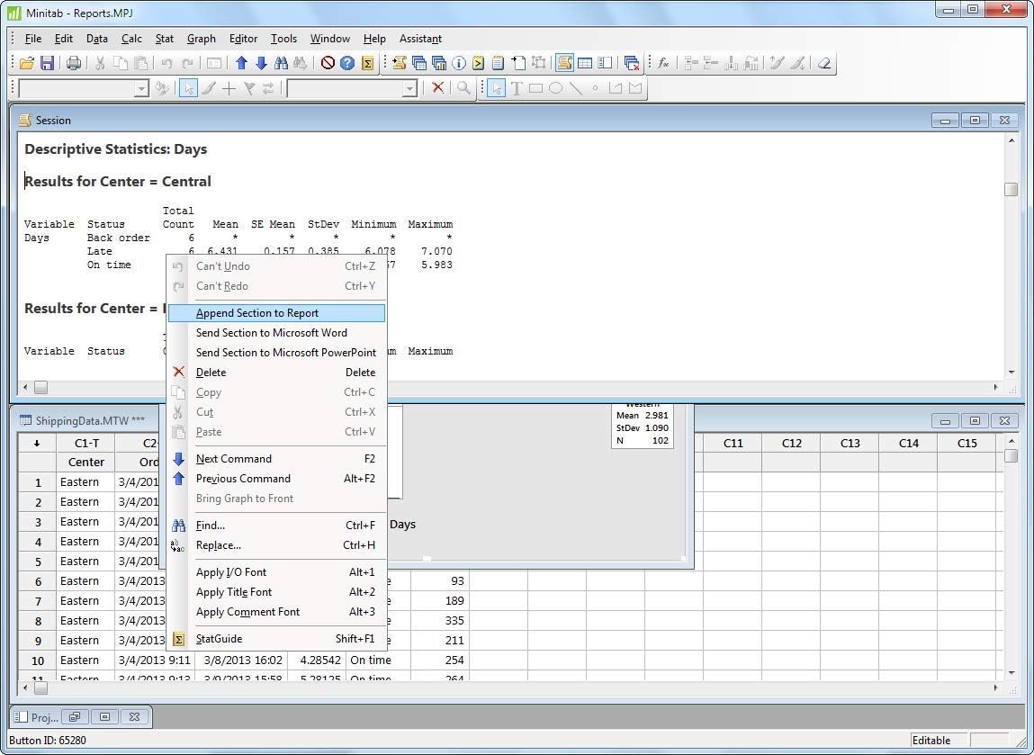Standard Deviation In Minitab Express Chessswit