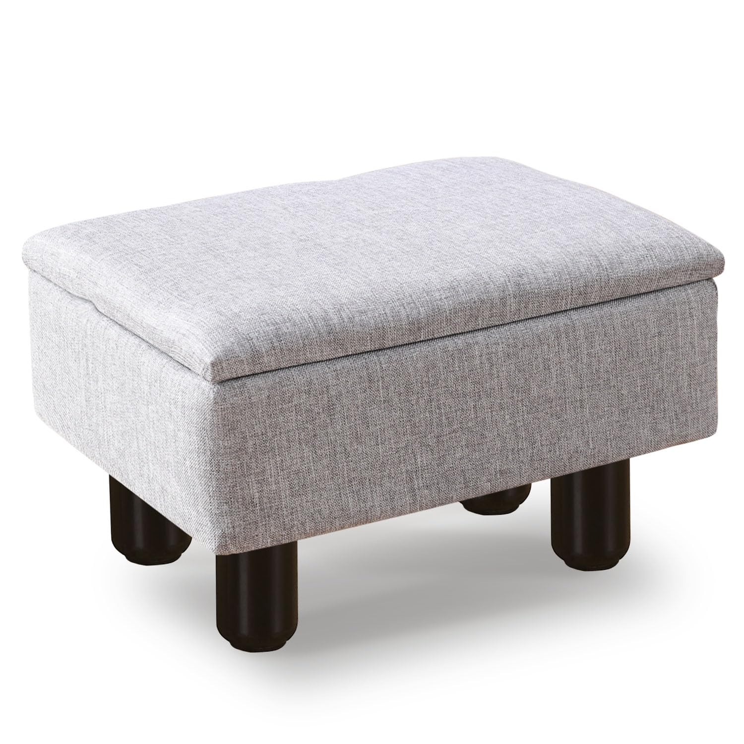 Mxfurhawa Ottoman Foot Stool with Storage Modern Small Foot Rest Step ...