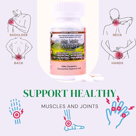 Mua Me Vale Madre el Dolor Natural Joint & Muscle Wellness Supplement w ...