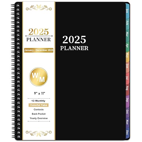 2025 Planner - Planner 2025, Jan.2025-Dec.2025, 9"×11", Weekly and ...