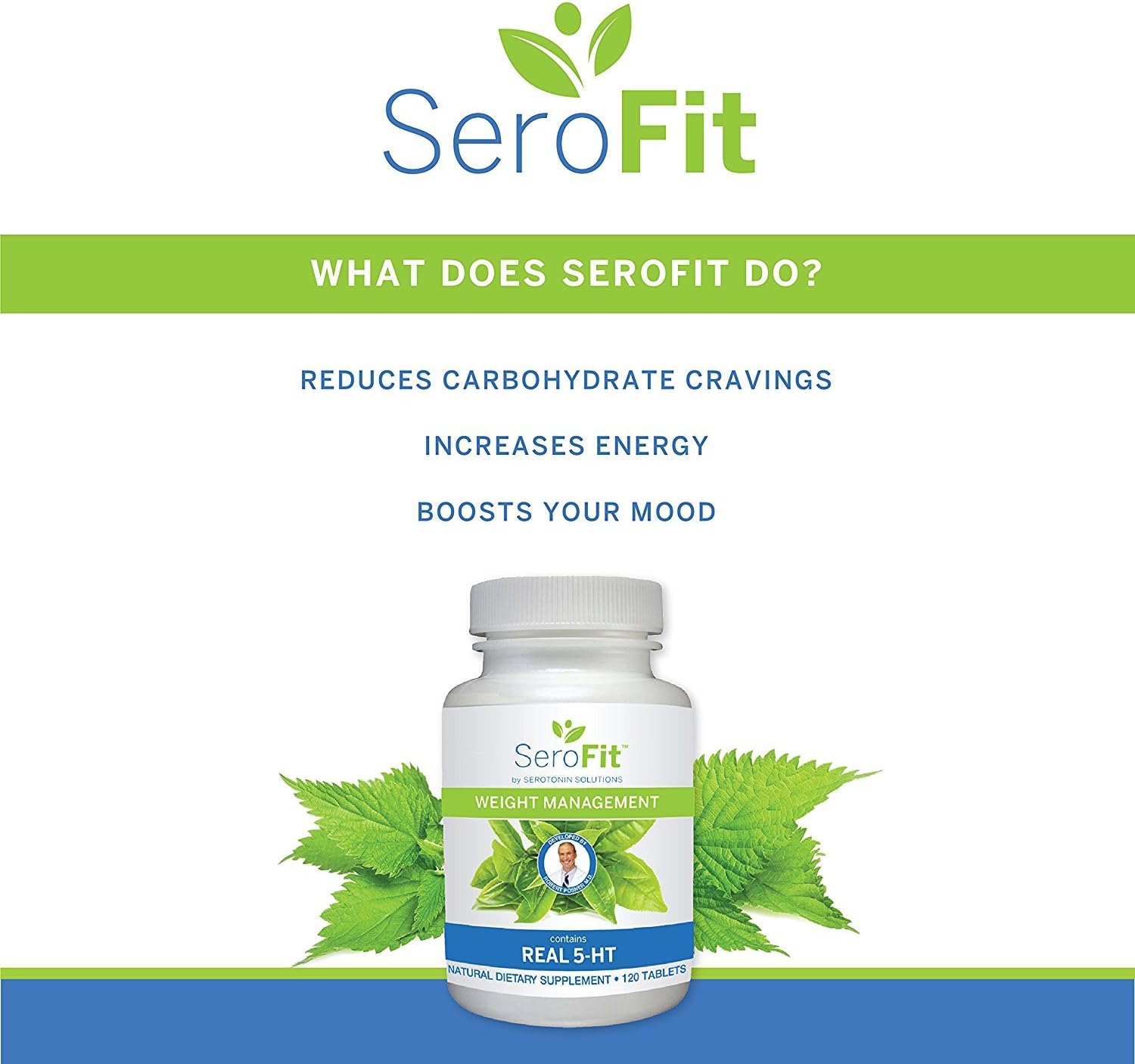 SeroFit Serotonin Weight Loss Supplement - Effective Mood Enhancer and ...